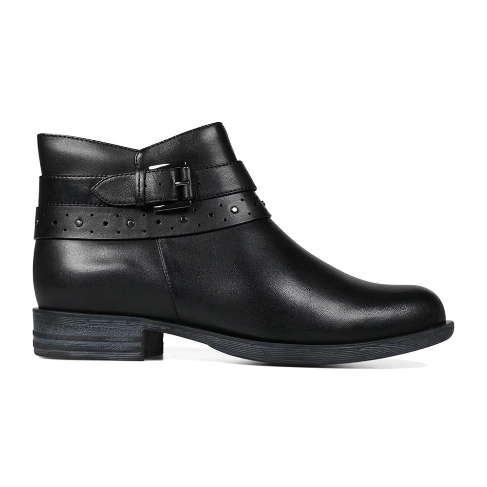 Essential Comfort Boots EE Fit FIESTA II X - Black Leather – Van-Dal Shoes
